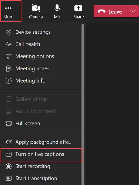Teams Meetings Captions In Your Preferred Language Chris Menard Training