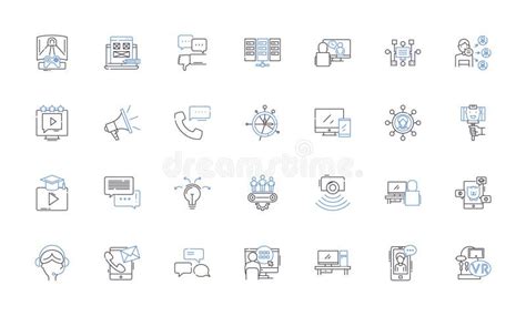 Natural Language Processing Line Icons Collection Nlp Syntax Semantics Grammar Parsing