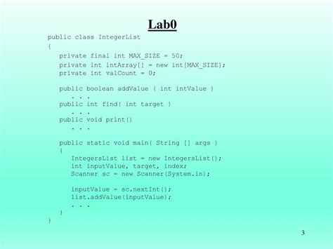 Computer 2430 Object Oriented Programming And Data Structures I Ppt