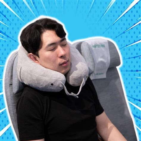 슬립인클라우드 비행기전용목베개 기내용 여행용 허리베개 에어펌프 슬립인클라우드 패키지 위시버킷