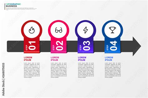 Swot Analysis Infographic Stock Vector Adobe Stock