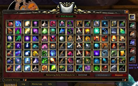 Not Showing Guild Bank Tabscontents · Issue 1481 · Jaliborcbagnon · Github