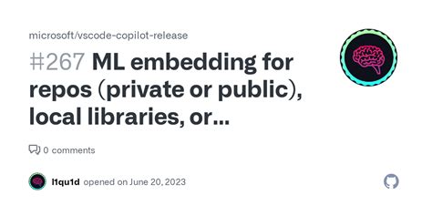 Ml Embedding For Repos Private Or Public Local Libraries Or