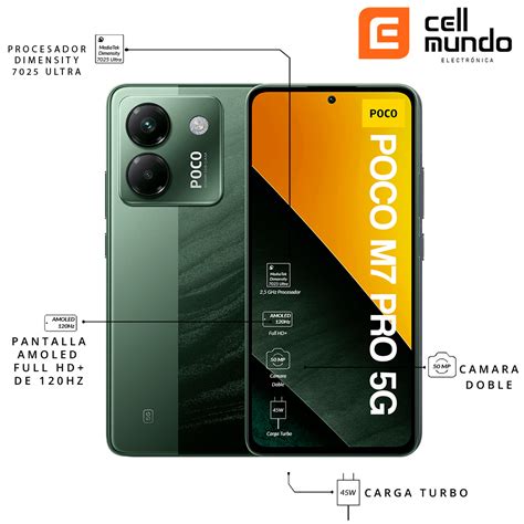 Poco M7 Pro 5g 8256gb Con Nfc Y Cargador Original Cell Mundo