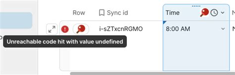Unreachable Code Hit With Value Undefined When Sending Edits From A Time Column Bugs Coda