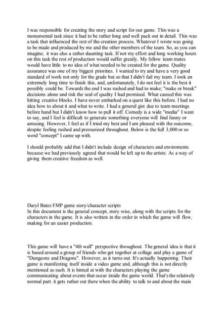 Game Scriptcharacter Script Docx Roleplaying Games Games And Puzzles