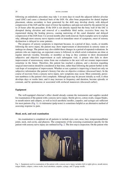 Pdf Clinical Evaluation Of Peripheral Trigeminal Nerve Injuries Dokumen Tips