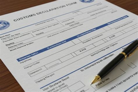 What Is A Customs Declaration Form Definition Importance Types Information Faqs