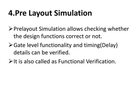 Asic Design Flow Pptx