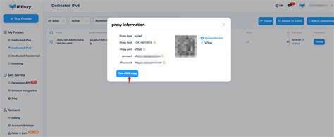 How To Getcopy Proxy Information Ipfoxy Help Center Proxy Setup Guides