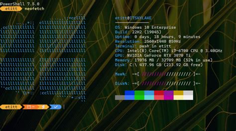 Neofetch Powershell Winfetch 200 Released New Segments Better