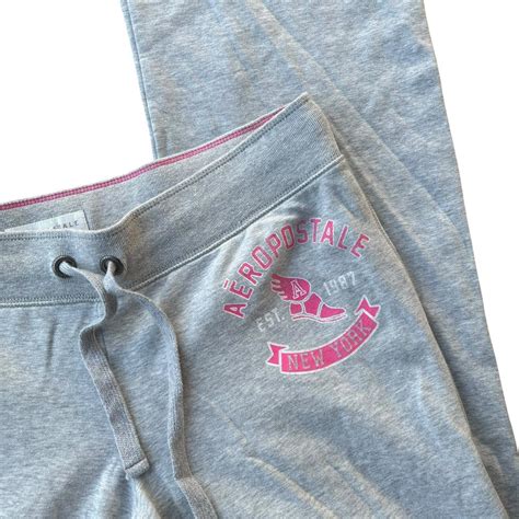 Aeropostale Grey Sweatpants Cute Comfy 2000s Low Depop