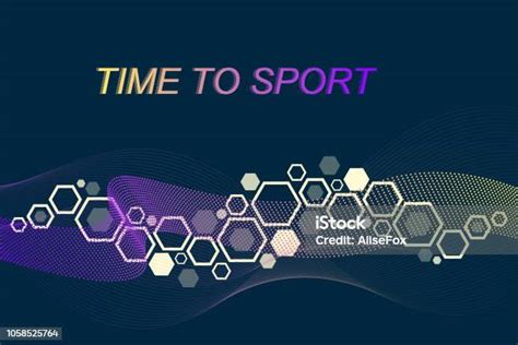 현대 색깔된 스포츠 배경입니다 라인 흐름 파 육각 디자인에 대 한 16 진수 함께 추상적인 디자인 스포츠 컨셉 배너 포스터 커버 브로슈어 웹 벡터 일러스트입니다