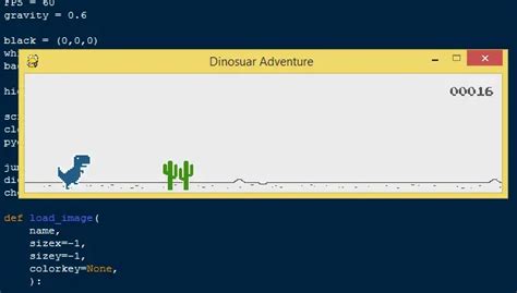 Python趣味编程 使用 Pygame 的恐龙冒险游戏和源代码 Csdn博客