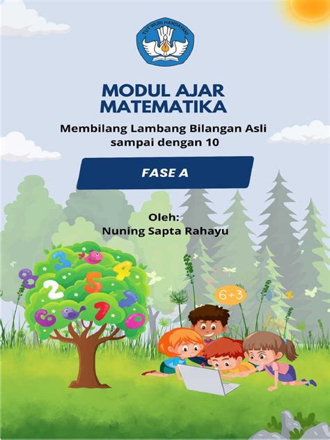 Modul Ajar Matematika Membilang Lambang Bilangan Asli Sampai Dengan 10 Fase A Pdf Metode