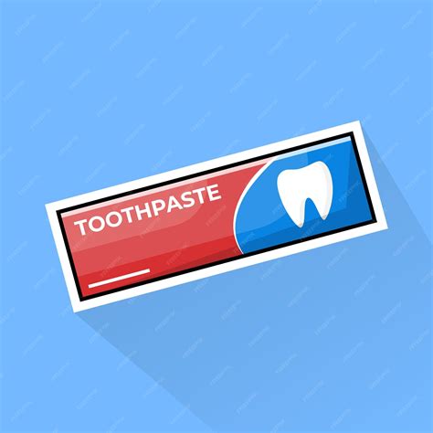 Premium Vector Illustration Vector Of Toothpaster Box In Flat Design