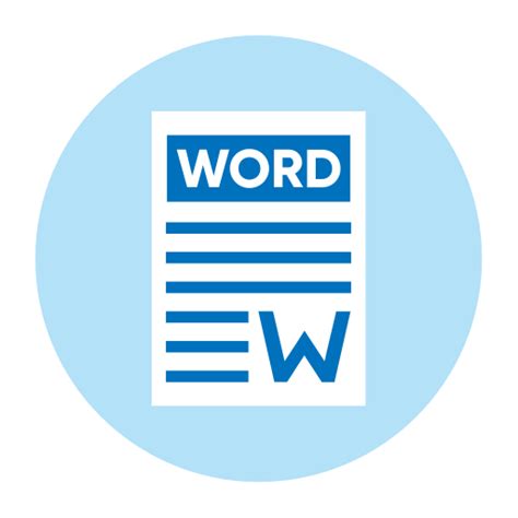 Document Extension File Filetype Format Type Word Icon Download