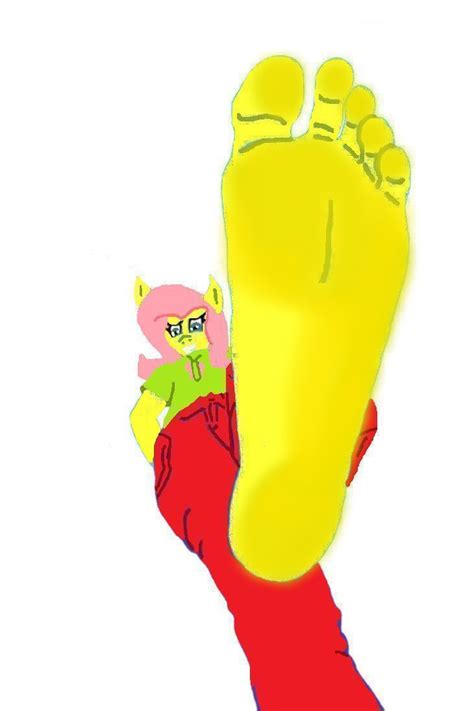 Fluttershy S Feet Going To Crush You By Tizlam On Deviantart