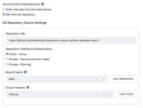 Custom Python Keboola User Documentation
