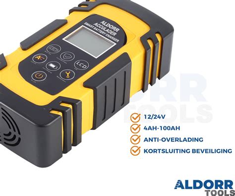ALDORR Acculader Multifunctioneel 12V 24V Reparatiemodus Druppellader Accu Bol
