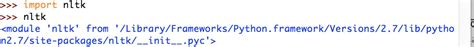 Nltk Module Object Is Not Callable In Mac Os Stack Overflow