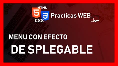 Practicas Html Css Menu Desplegable Youtube