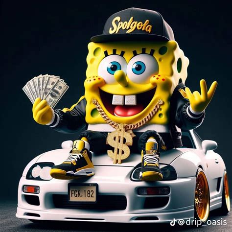 Spongebob Drip Wallpaper