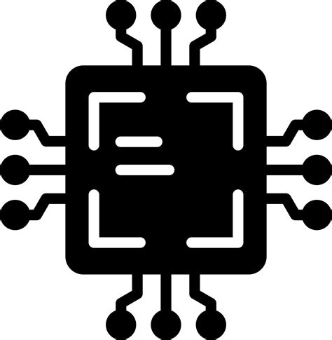 Cpu Vector Icon Vector Art At Vecteezy
