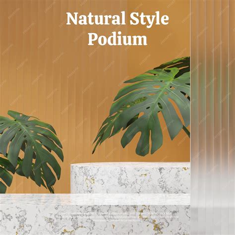 Квадратная планировка стеклянной стены и растения монстера 3d рендеринг пустой сцены из белого