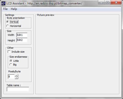 Diy你的想像力 Step By Step系列 番外篇 Oled圖片取檔方法 使用lcd Assistant