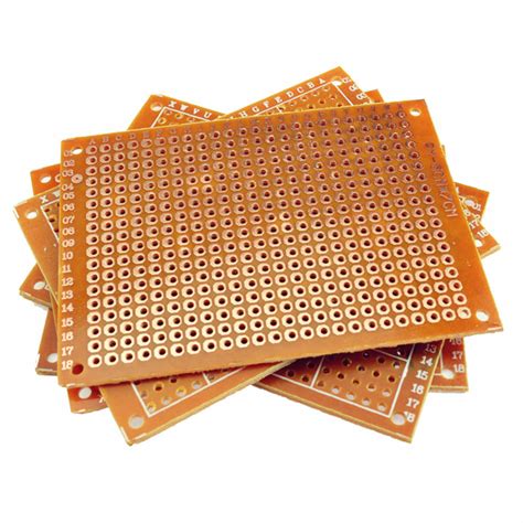 10pcs 5 7 Pcb 5x7 Pcb 5cm 7cm Prototype Paper Pcb Universal Yellow Board Products From Shenzhen