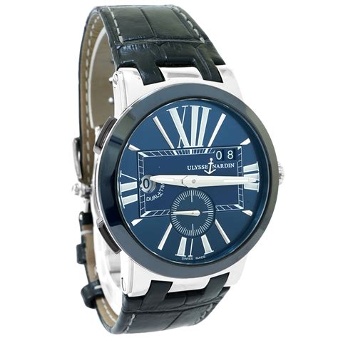 Ulysse Nardin Executive Dual Time 243 00 Blue Inventory 6190