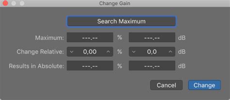 Logic Pro X Set Audio File Levels