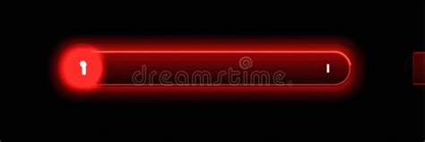 Glitched Login Input Field With Blinking Red Indicator And Empty Right Side Displayed On Black