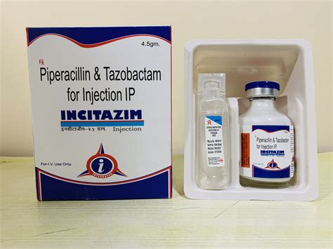 Piperacillin Tazobactam Incitazim 4 5gm Integrated Laboratories Pvt Ltd
