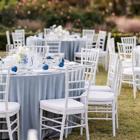 White Chiavari Chairs Wedding 60 Photos