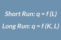 The Short Run And The Long Run In Economics