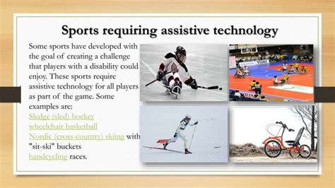 Assistive Technologypptx Disabled Sports Sports