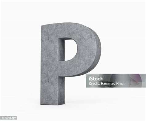 3d 콘크리트 대문자 P 알파벳 P 회색 콘크리트 돌 흰색 배경 3d 그림 콘크리트에 대한 스톡 사진 및 기타 이미지 콘크리트 알파벳 컴퓨터 글자 Istock