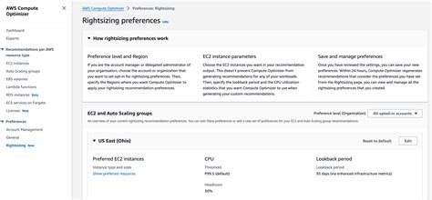 Getting Started With Aws Compute Optimizer Amazon Web Services