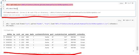 Solved I Am Trying To Read Csv File Using Databricks I A Databricks Community 12499