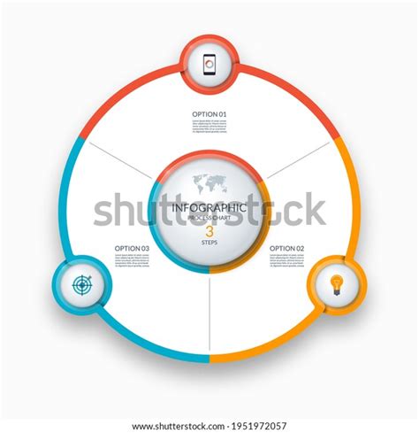 Infographic Circle Process Chart Cycle Diagram Stock Vector Royalty Free 1951972057 Shutterstock