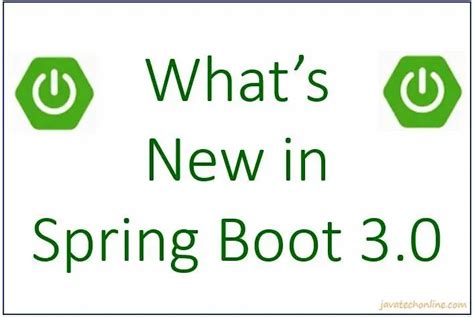 New Features In Spring Boot 3 And Spring 6 Javatechonline