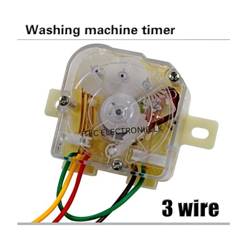 3 Wire 180 Degree Washing Machine Timer Semi Automatic Double Cylinder