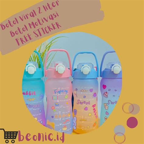 Jual Botol Minum 2 Literbotol Minum 2000 Mlbotol Viralbotol Penanda