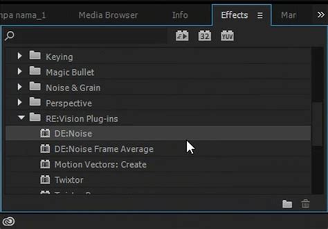 Multiinfo Cara Mengurangi Noise Pada Video Dengan Plug In DE Noise Dari RE Vision
