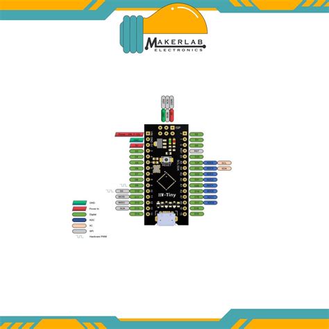 Mh Tiny Attiny88 Development Module Nano V30 Micro Usb Attiny85 Mic