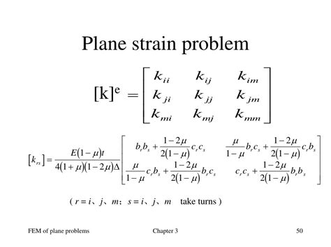Ppt Chapter 3 Finite Element Method For Plane Stress And Plane Strain