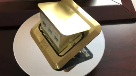 Pop Up Floor Socket Fit RJ45 3 Outlet Pop Up Floor Socket Desk Power Socket Pop Up Floor