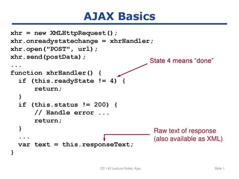 Ajax Basics Xhr New Xmlrequest Ppt Download